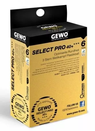 Gewo Select Pro 40+ *** Takmičarske Loptice 6/1