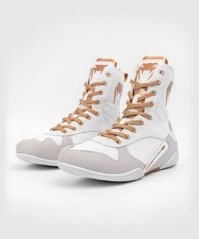 VENUM ELITE PATIKE ZA BOKS BELO/ZLATNE 45