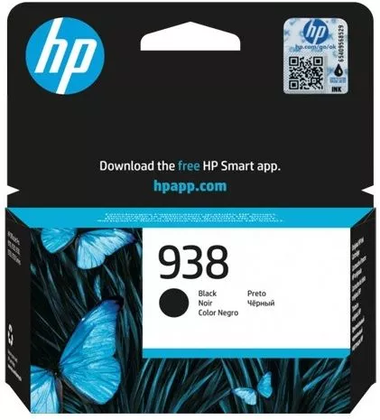 HP 938 BLACK ORIGINAL INK KERTRIDŽ | 4S6X8PE