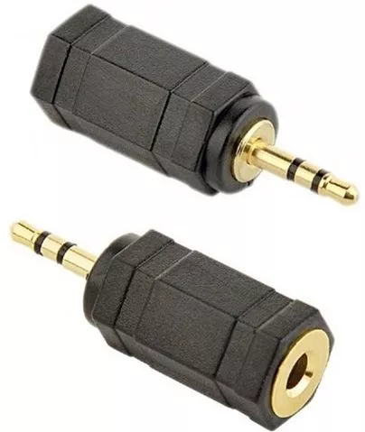 GEMBIRD 3.5 MM FEMALE TO 2.5 MM MALE AUDIO ADAPTER