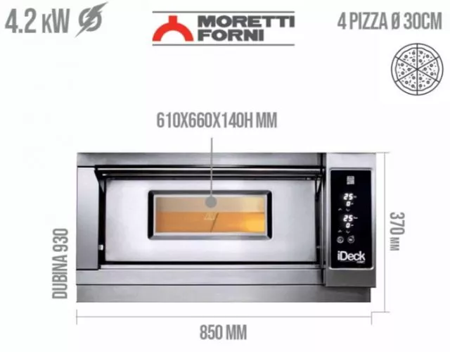 PICA PEĆ MORETTI FORNI IDECK ID-M 60.60