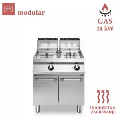 FRITEZA NA GAS MODULAR R70/80FRGL/2V13/P 2X13 LITARA