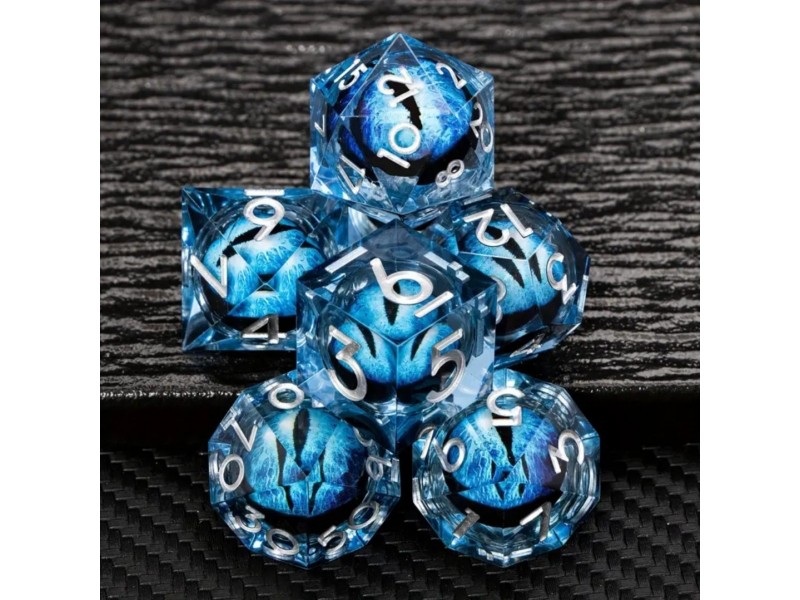 Dragon eye plave kockice