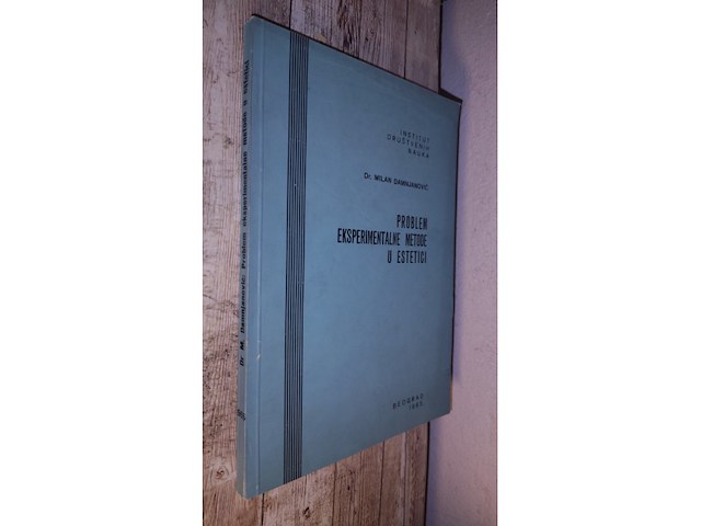 Problem eksperimentalne metode u estetici - Damnjanović