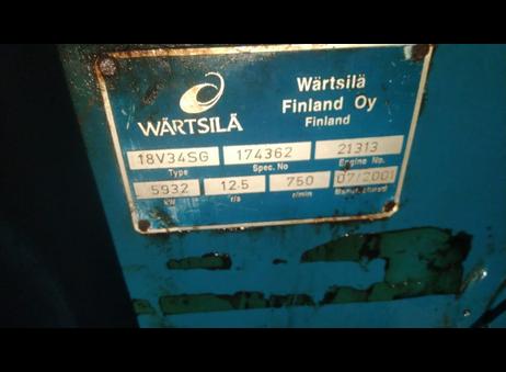 Generatorski set WARTSILA 18V34SG Verified seller