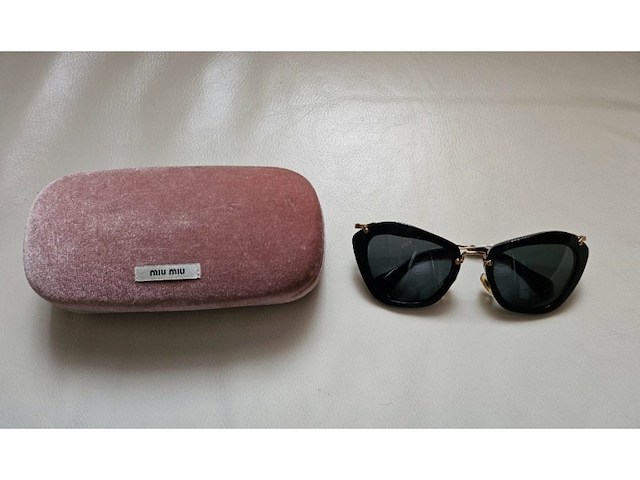 Miu Miu Black SMU 10OS Cat Eye naocare, original