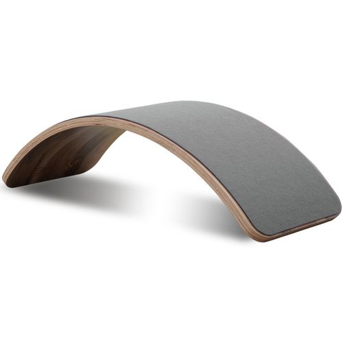 Wavy Board - Walnut, Grey Walnut Grey Wooden Balance Board
