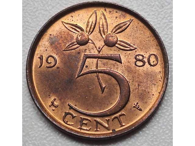 5 Centi 1980 Holandija