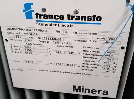 Energetska oprema FRANCE TRANSFO HUILE / 666650-01 Verified seller