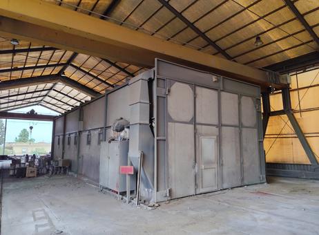 Sistem za peskarenje sa slobodnim mlazom sa potpunim sistemom povrata abraziva: Protech SERVO-COMANDATA grit MOD. SC220