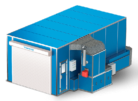 Kabina za prskanje TWEKO AKFS FlatFloor Verified seller