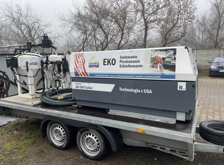 Soda Blast System SB500 trailer Verified seller  Nisko radno vreme