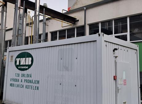 RZB ORLOVA 1020 KV Mobilna kotlarnica