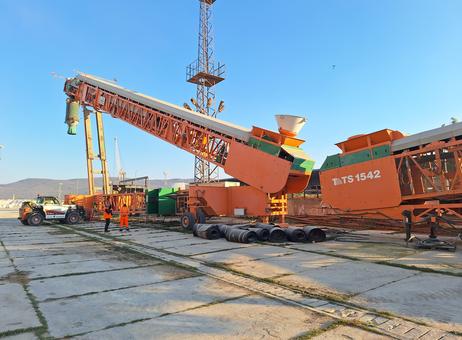 Teleskopski manipulator Telestack TS-1550 Radial Telescopic Shiploader Nisko radno vreme