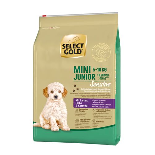 Select Gold Sensitive Mini Junior jagnjetina,losos&krompir 1 kg