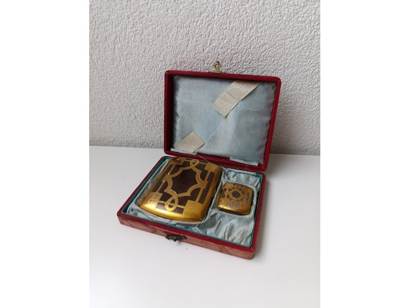 Art Deco prastara tabakera set - RAREEEEEE