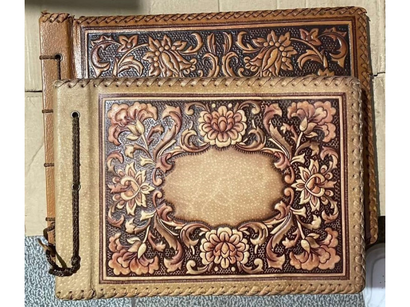 Stari kozni fotoalbumi (2 komada)