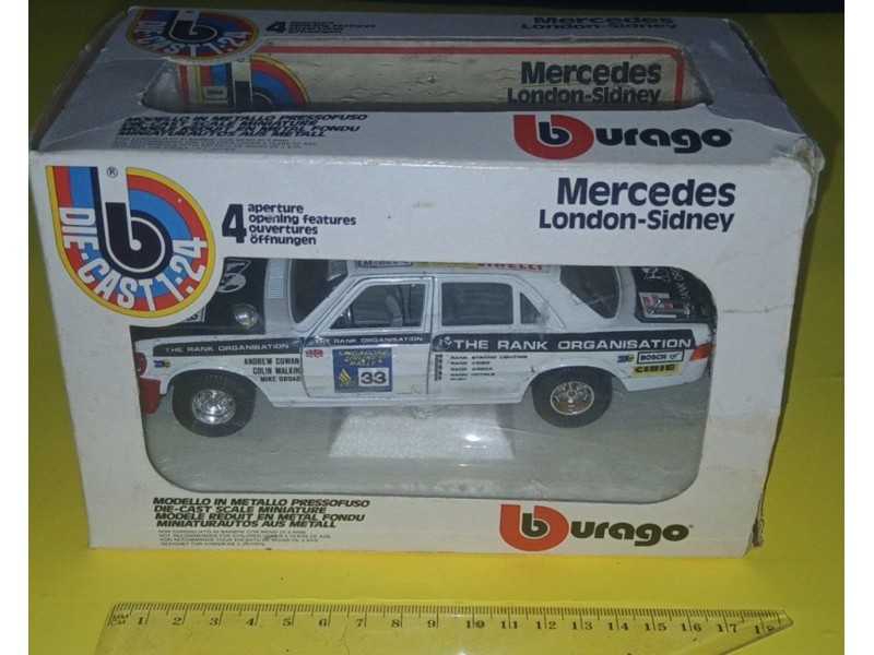 Burago Mercedes London-Sidney 1:24
