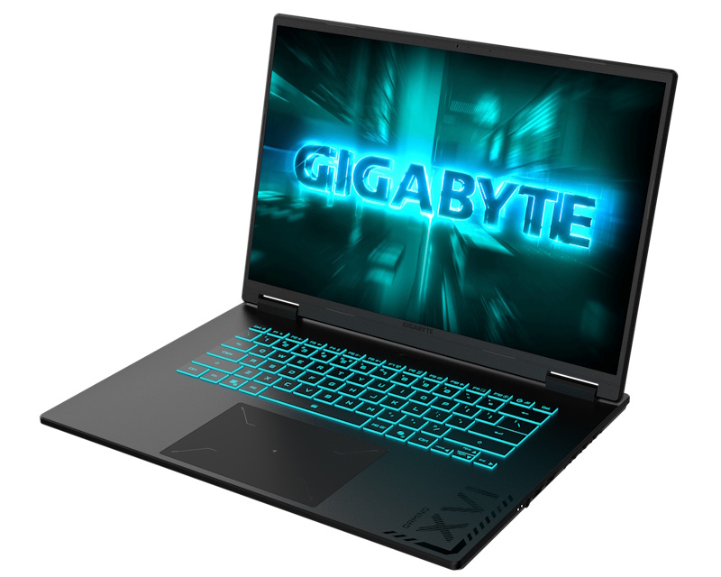 GIGABYTE A16 3WH 16 inch FHD+ 165Hz 300nits AMD Ryzen 7 260 16GB 1TB SSD GeForce RTX 5070 8GB Backlit gaming laptop