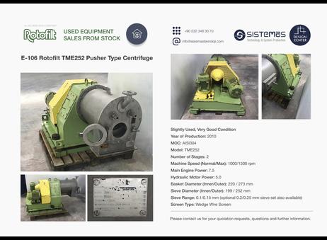 ROTOFILT E 106 TME 252 CENTRIFUGA SA GURAČEM Verified seller