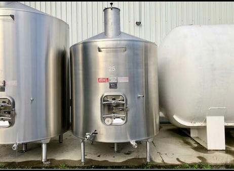Rezervoar od nerđajućeg čelika 304l - ravno dno - na nogama - PIERRE GUERIN - 6000l Verified seller