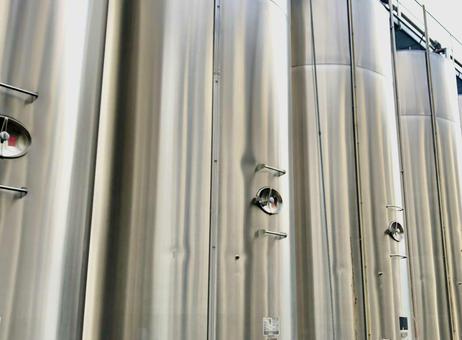 Rezervoar od nerđajućeg čelika 304 - Skladištenje / fermentacija - Ravno dno nagnuto na splavu - CTIA - 50700 L Verified seller