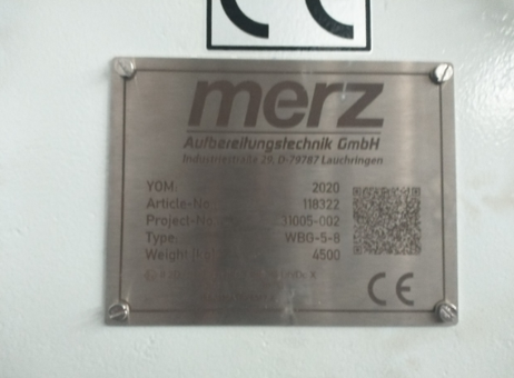 Mill Merz Aufbereitungstechnik GmbH WBG 5/8 PN
