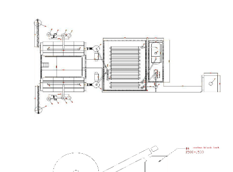 China Technological line for tire pyrolysis