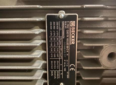 Becker VTLF 250 Verified seller