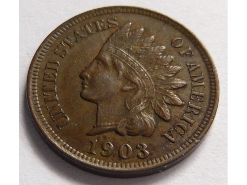 1 Cent `Indian Head Cent` - 1903