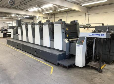 2000 Komori L 528 + C ofsetna štamparska mašina sa listnim pogonom i jedinicom za premazivanje Verified seller