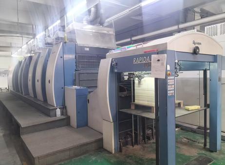 KBA RAPIDA 106-6+L Ofset šestobojna mašina Verified seller