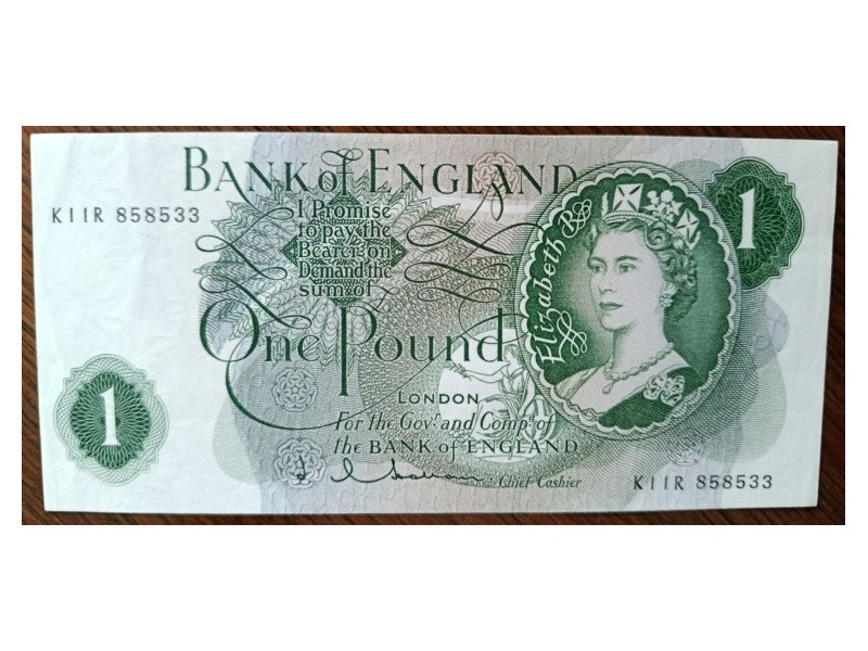 Engleska 1 pound 1962-66 aUNC