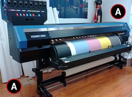 Lot od 2 štampača Mimaki TS300P-1800