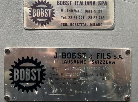 Die-cutter Bobst SP1260E Verified seller