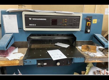 Giljotina od papira WOHLENBERG MCS-2 92