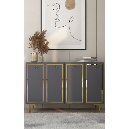 Wolly KM120 - Anthracite, Gold Anthracite Gold Console