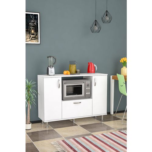 Pietro - White White Multi Purpose Cabinet