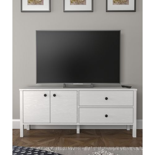 FRN-20001 Wooden White TV Stand