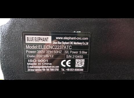 CNC obradni centar za drvo Blue Elephant ELECNC 2200*3700MM ATC  Nisko radno vreme