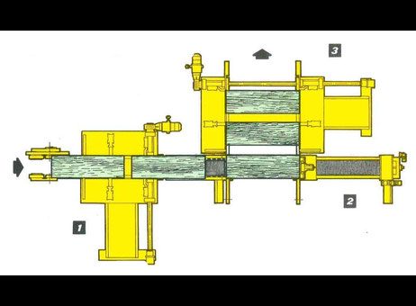 Kompletna linija za parket sa 2 ili 3 sloja sa 3+3 motora mod. St2 Verified seller