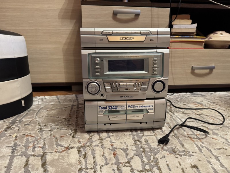 Sharp CD-BA2010 2x100W RMS muzički stub iz Nemačke