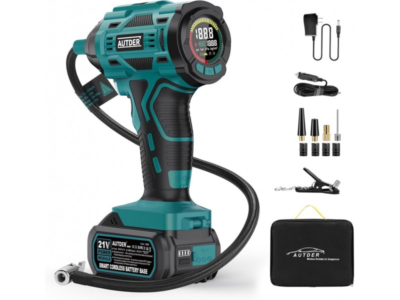 Prenosni kompresor pumpa za duvanje guma 180PSI Autder