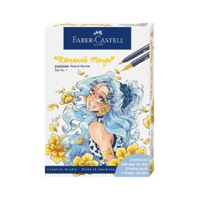 Flomasteri set - Faber Castell, Goldfaber Sketch Marker Gofa 1, Romantic Manga