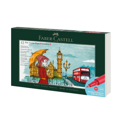 Umetnički set - Faber Castell, Pitt Art Pen, 1/12, London