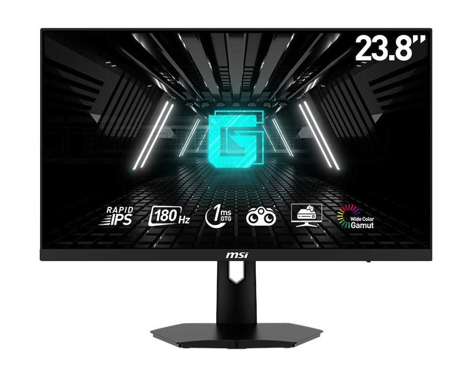 Monitor 23.8 MSI G244F E2, FHD, RAPID IPS, 180Hz, 1ms, HDMI, DP, gamingID: EK000699217