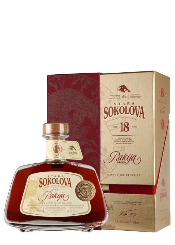 Stara Sokolova Rakija 18 Godina Lux