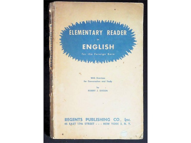 Elementary reader in English ➡️ 1950g