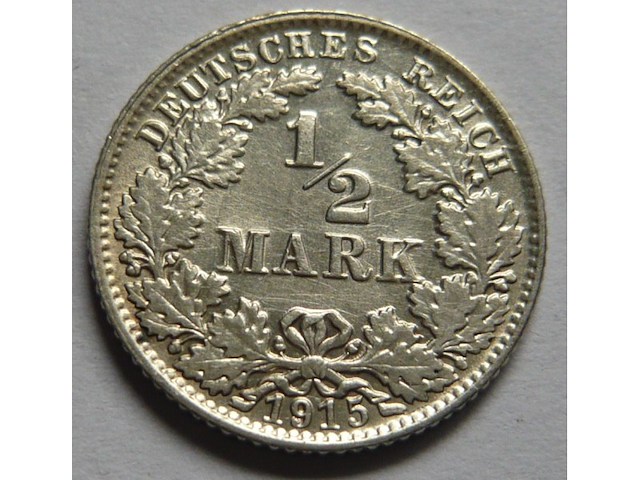 ½ Mark - 1915 E - Nemačka