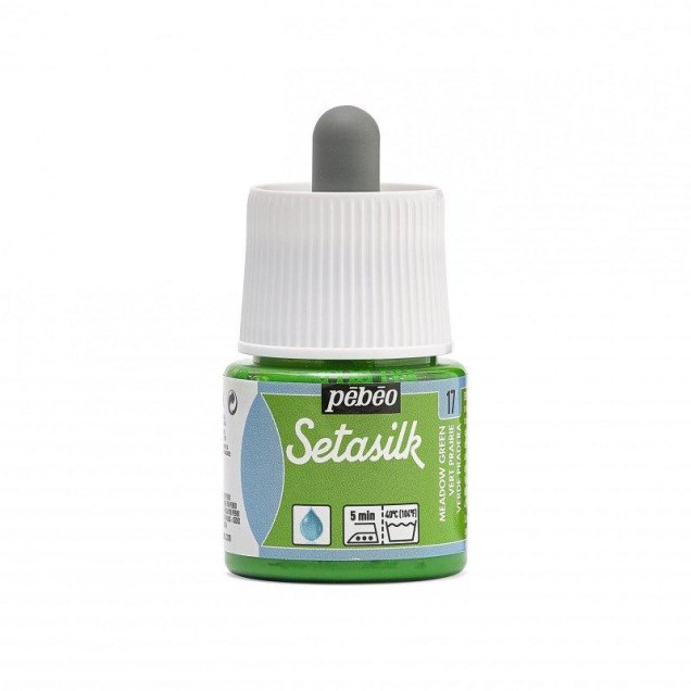 Boja za svilu Setasilk - Zelena (17 - meadow green)